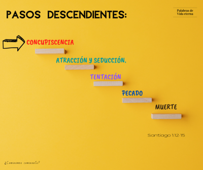 PASOS DESCENDENTES: LA CONCUPISCENCIA. - Palabras de Vida Eterna